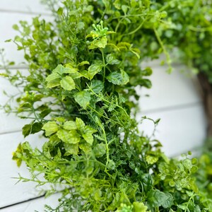 Everyday Greenery Wreath for Front Door, Year Round Home Decor, Modern ...