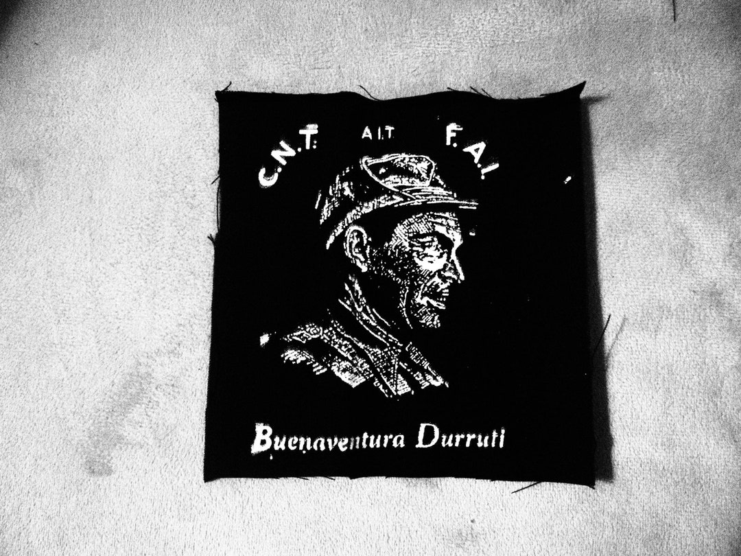 Buenaventura Durruti CNT FAI Portrait Patch - Etsy