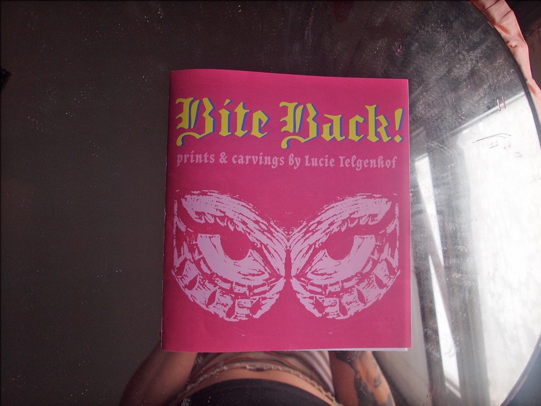 Bite Back Relief Printmaking Zine - Etsy