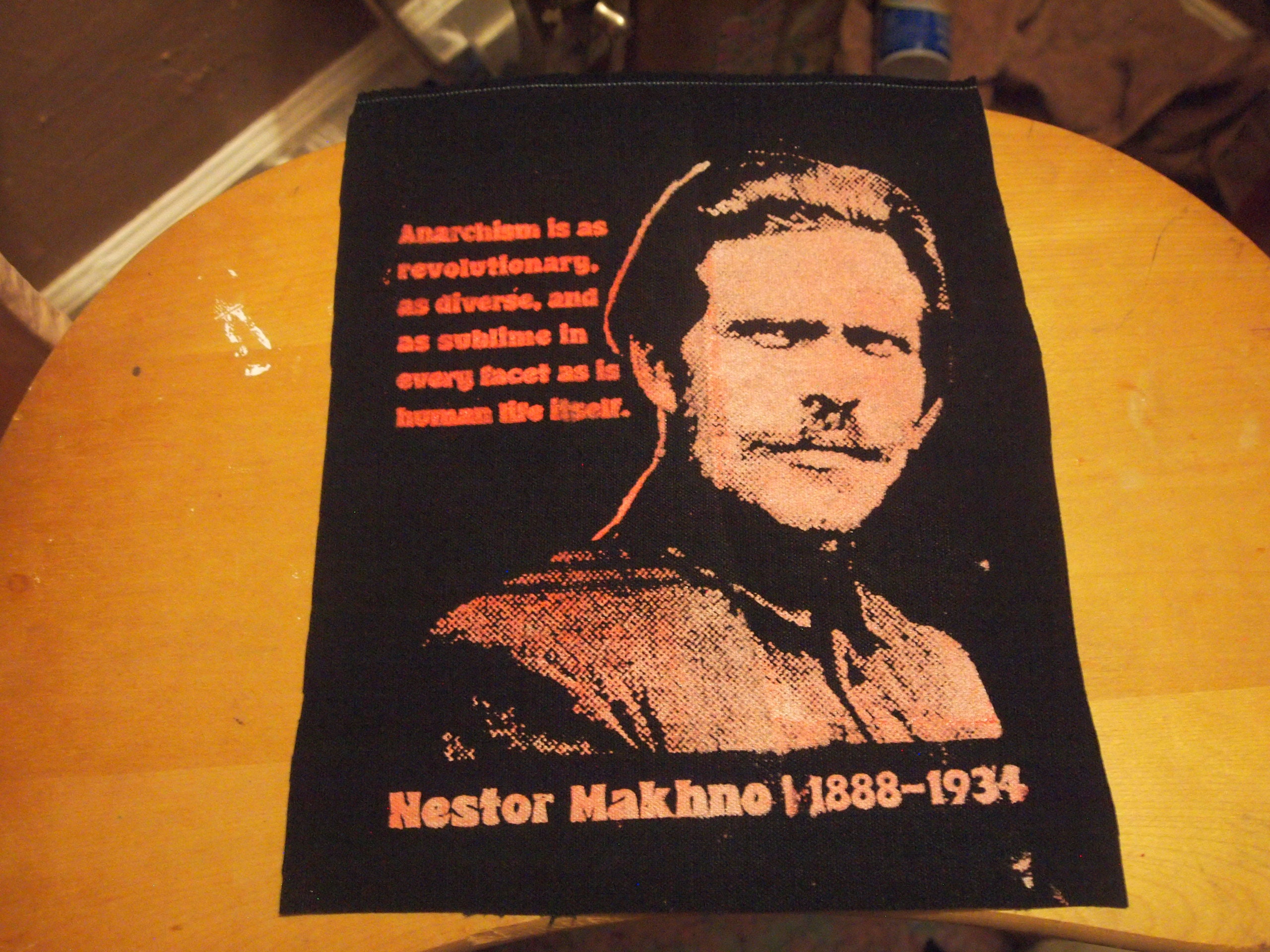 Nestor Makhno Anarchist Back Patch - Etsy