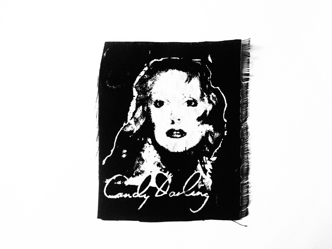 Candy Darling Portrait Patch - Andy Warhol Superstar Transgender Queer ...