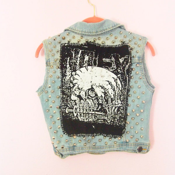 Punk Vest - Etsy