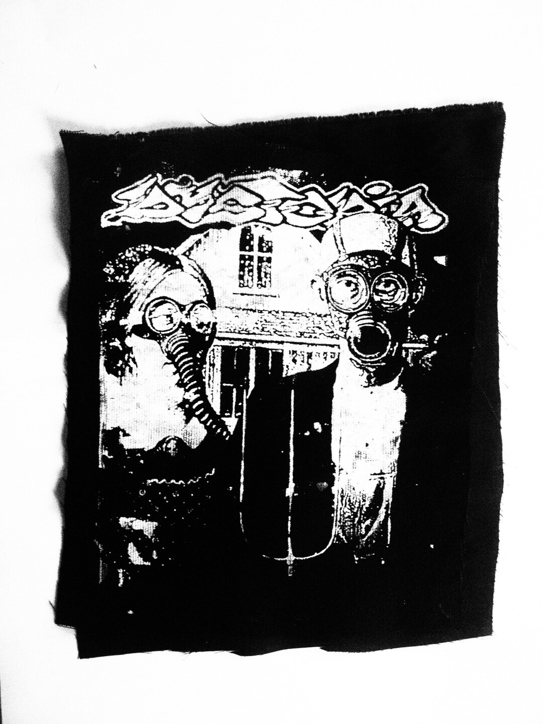 Dystopia Gas Mask Back Patch - Etsy