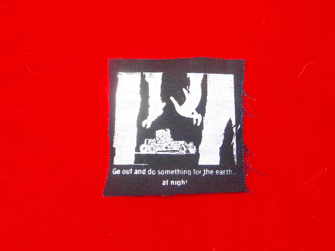 Go Out and Do Something for the Earth at Night Patch - Etsy