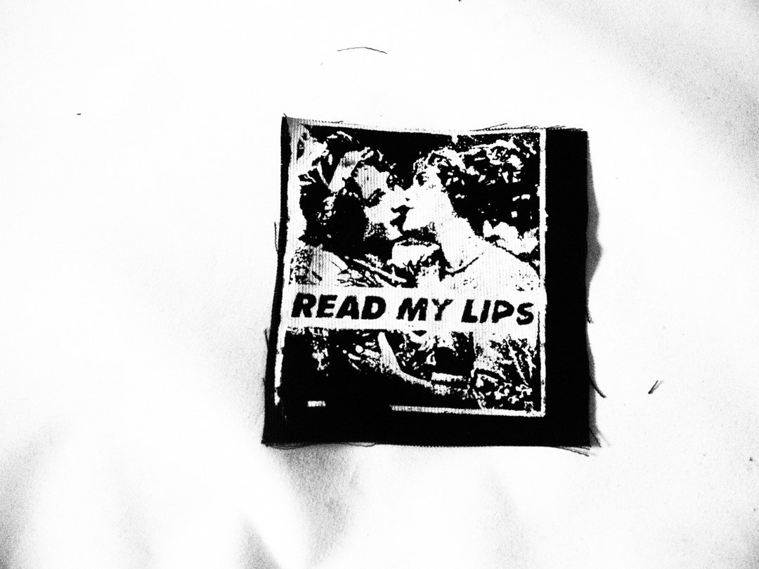Read My Lips Lesbian Kiss Gran Fury Patch - Act Up! LGBT History Gay Lesbian Pride - Etsy