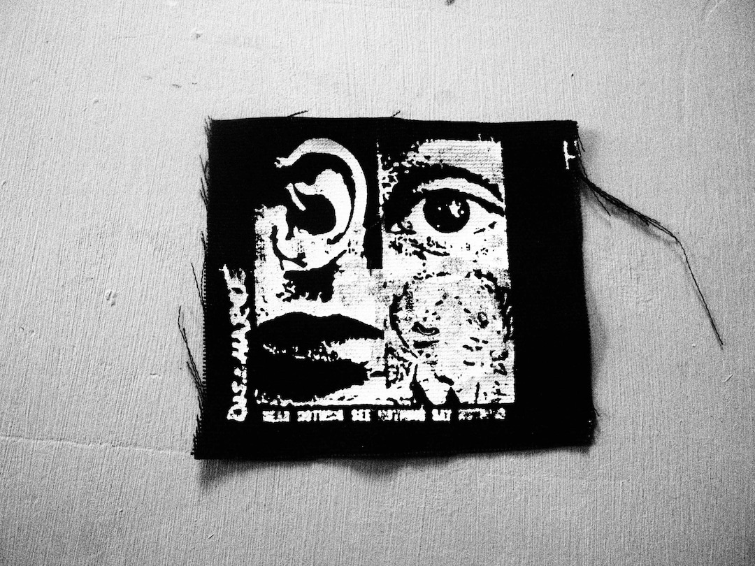 Discharge Band Patch - Hear Nothing See Nothing Say Nothing - Etsy