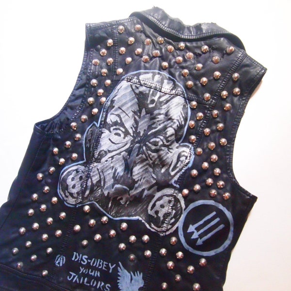 Punk Vest - Etsy