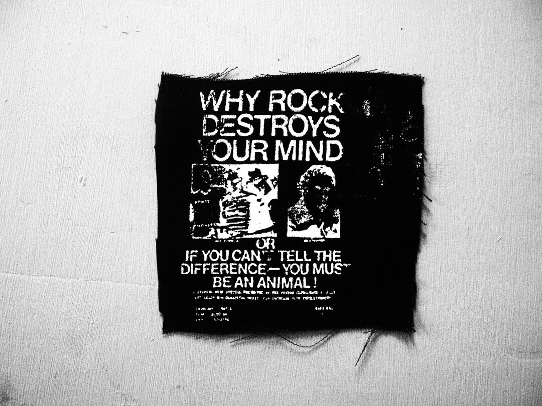 The Sex Pistols Patch - Why Rock Destroys Your Mind Patch - Etsy