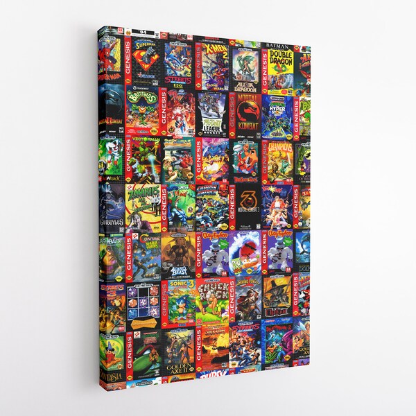 Sega Genesis Cover Art - Etsy