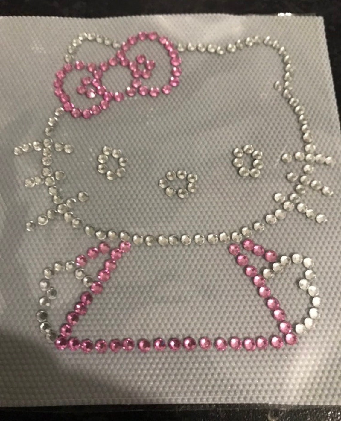 Hotfix Rhinestone HELLO KITTY Transfer - Etsy