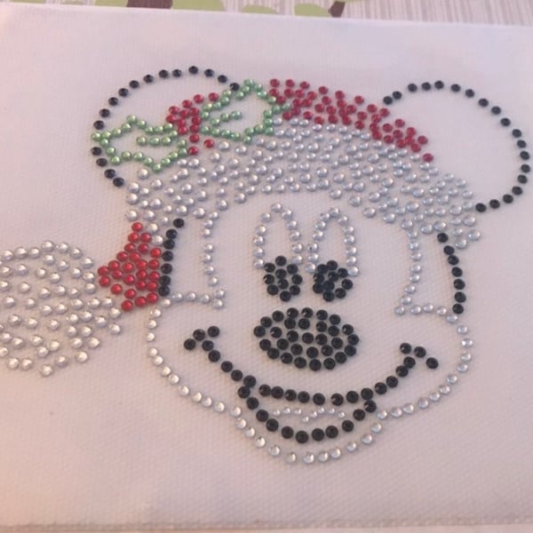 Rhinestone Mickey - Etsy