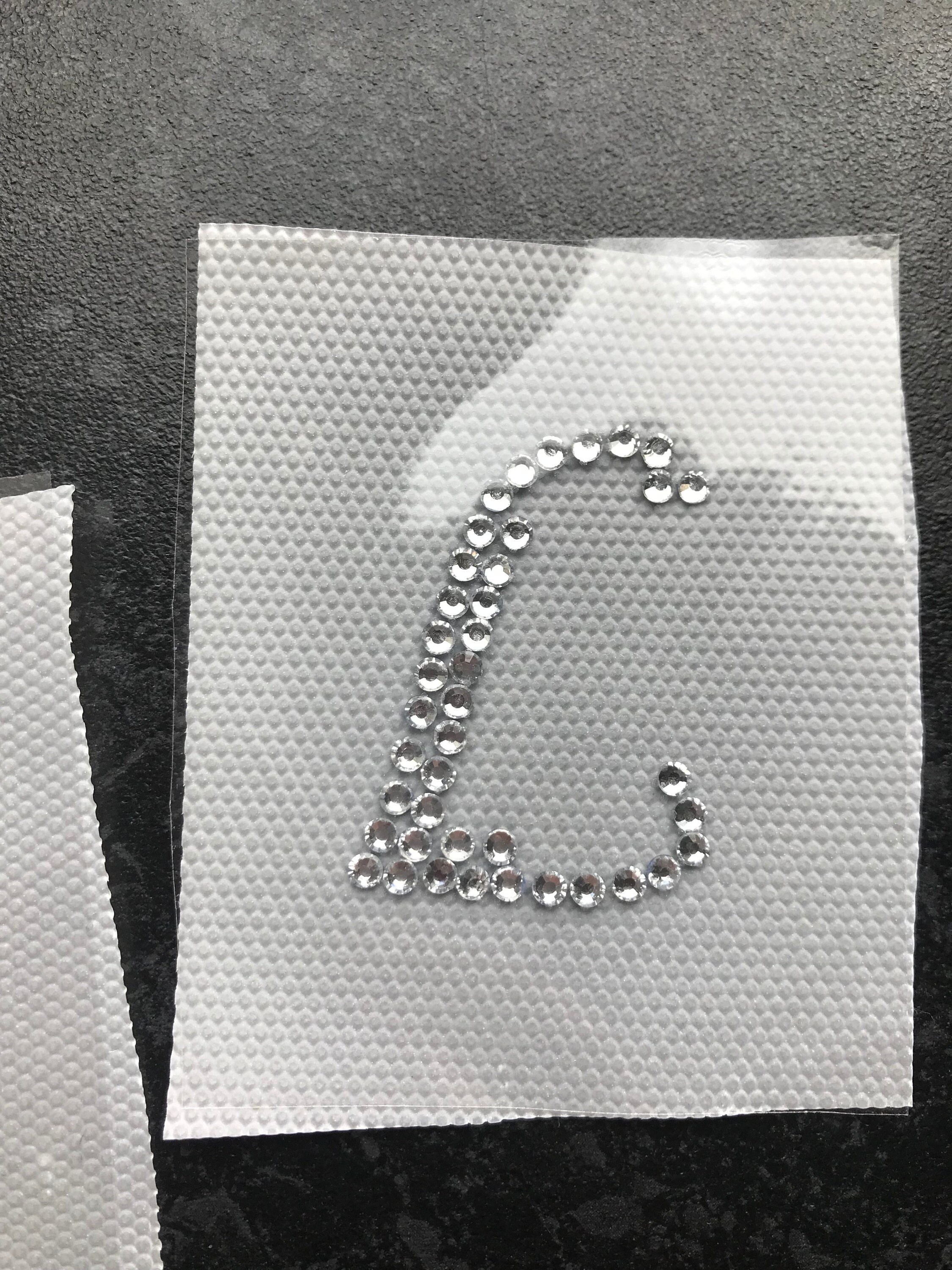 Hotfix Rhinestone Alphabet Letters Transfer - Etsy