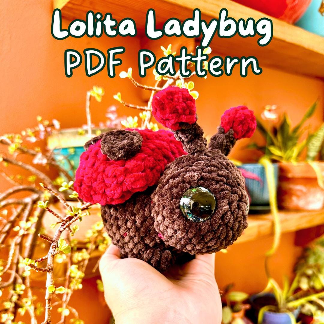Crochet Ladybug Pattern Lady Bug Amigurumi Lady Bug Crochet Bug Pattern ...