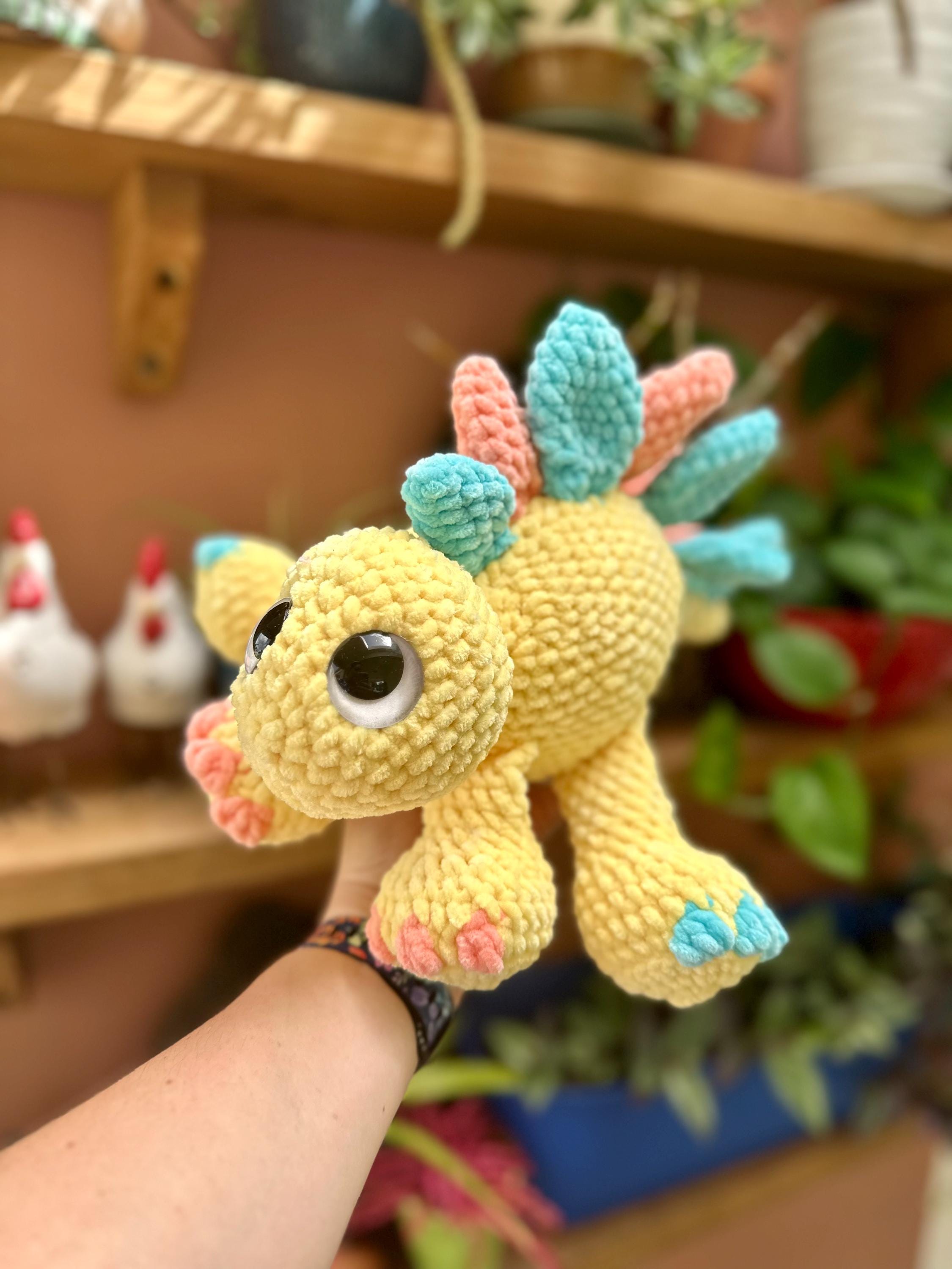 Stegosaurus Crochet Pattern: Danny Dino Amigurumi (PDF Pattern) - Etsy