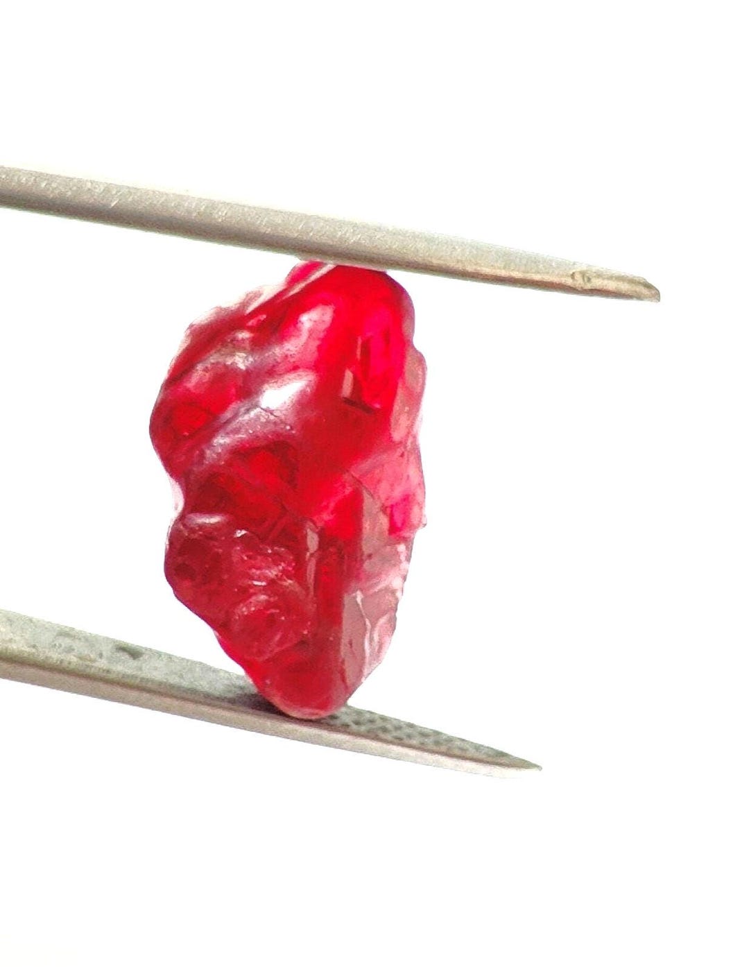 7.60 Carat Natural Pigeon Red Spinel Raw Loose Gemstone, Red Spinel ...