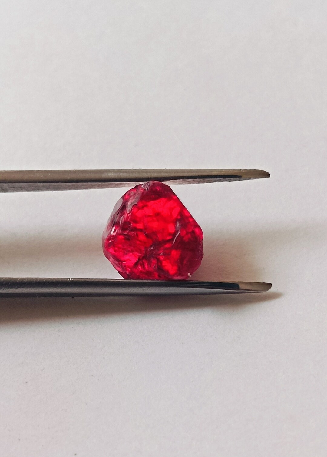 5.30 Carat Natural Pigeon Red Spinel Raw Loose Gemstone, Red Spinel ...