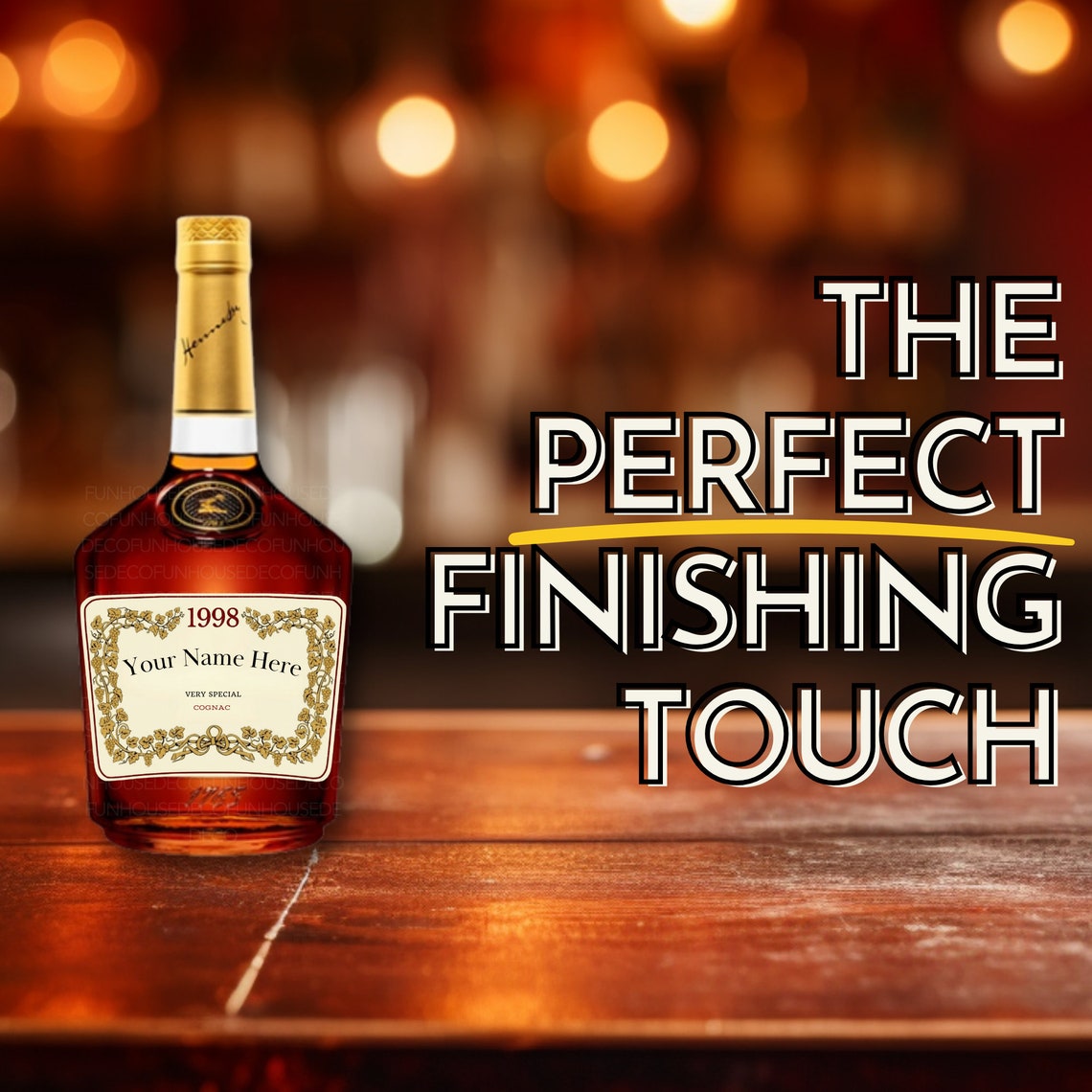 Icon Status Custom Cognac Label Gifts for Cognac Lovers Unique Gifts ...