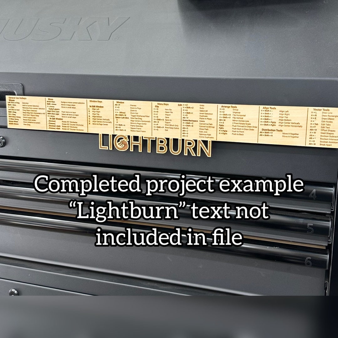 Digital SVG Apple Mac Shortcuts_hot Keys for Lightburn - Etsy