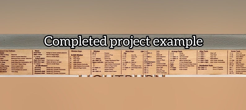 Digital SVG Apple Mac Shortcuts_hot Keys for Lightburn - Etsy