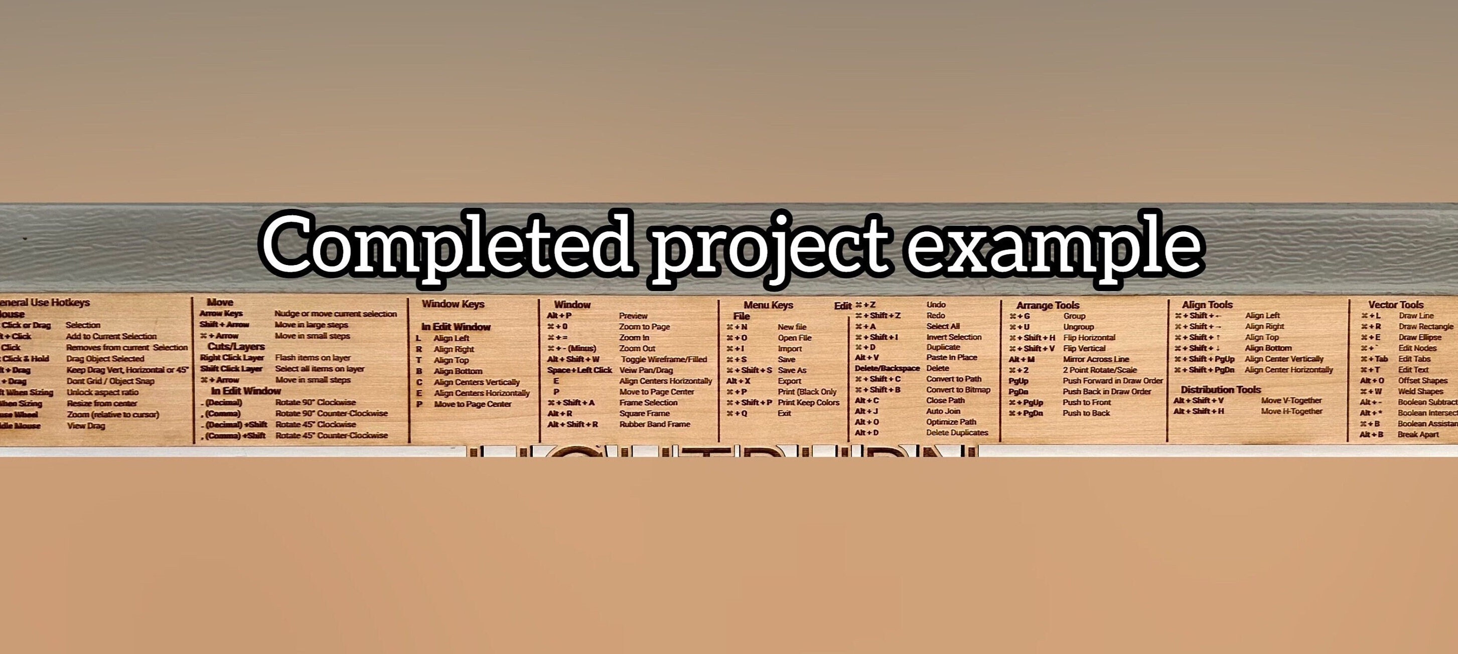 Digital SVG Apple Mac Shortcuts_hot Keys for Lightburn - Etsy