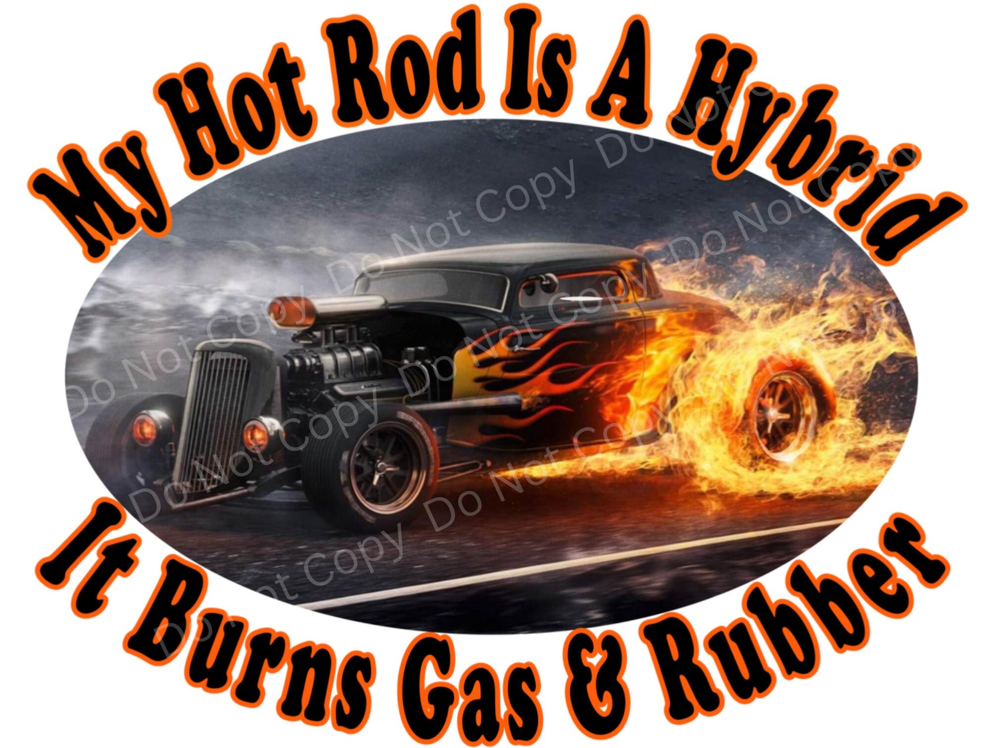 My Hotrod Hot Rod is a Hybrid PNG Digital File Sublimation - Etsy