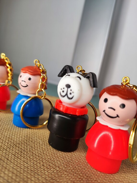 Cute Vintage 80's Little People Toy Key Chains - Etsy