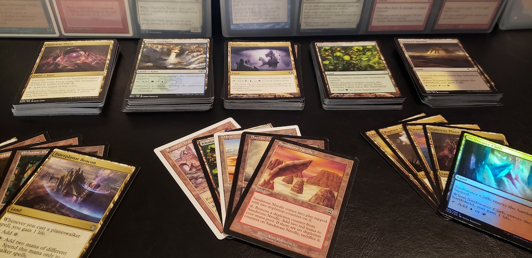 50 Non-basic Land MTG Magic the Gathering Card Lot With Rares/mythics ...