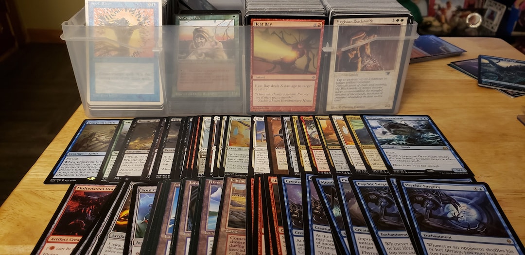 100 Assorted MTG Magic the Gathering Card Lot With Rares/mythics Pulled ...