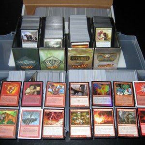 100 Random RED Magic the Gathering MTG Card Lot With RARES - Etsy