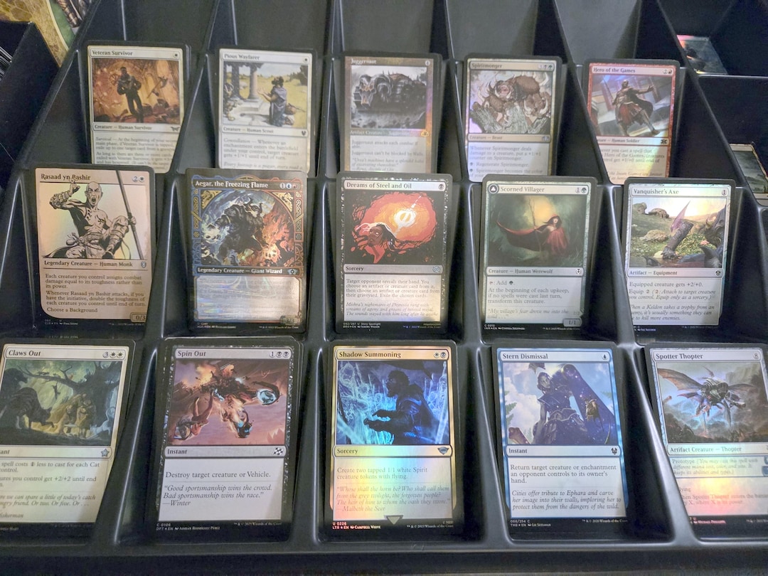 100 Assorted ALL FOIL MTG Magic the Gathering Card Lot With Rares ...