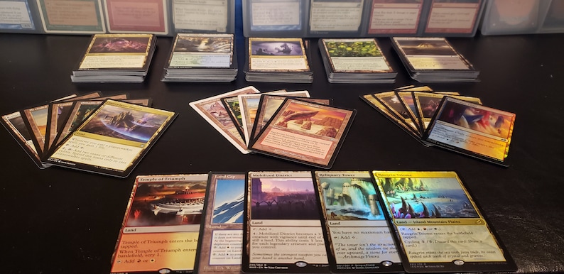 50 Non-basic Land MTG Magic the Gathering Card Lot With Rares/mythics ...