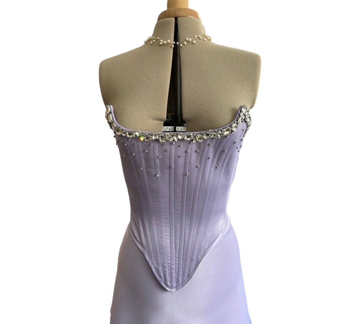 Handmade Rhinestone Corset Set - Etsy
