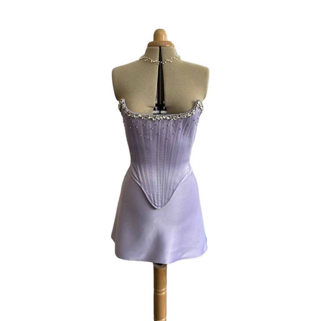 Handmade Rhinestone Corset Set - Etsy