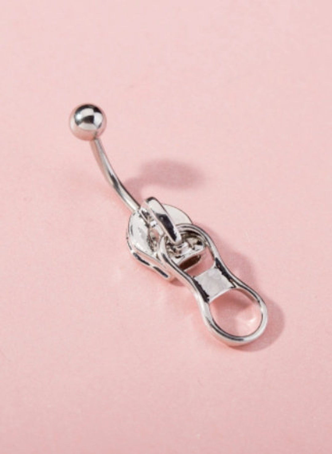Zipper Design Navel Belly Ring Belly Ring Body Piercing - Etsy