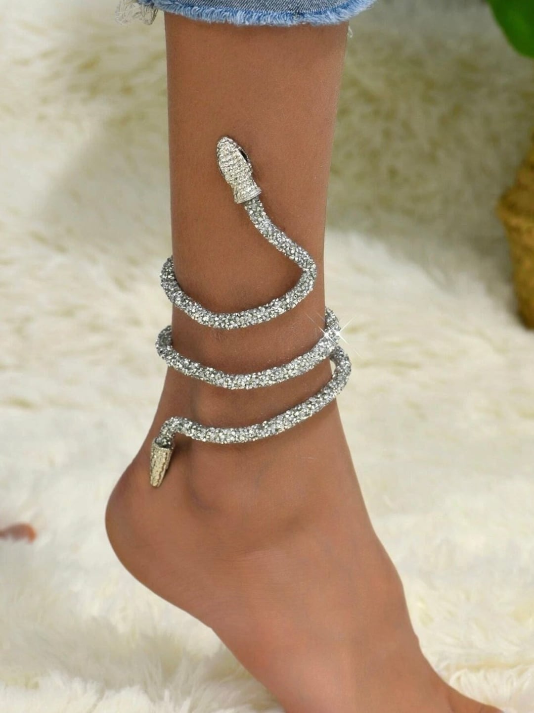 Adjustable Colorful Snake Thigh Chain Leg Chain Body - Etsy