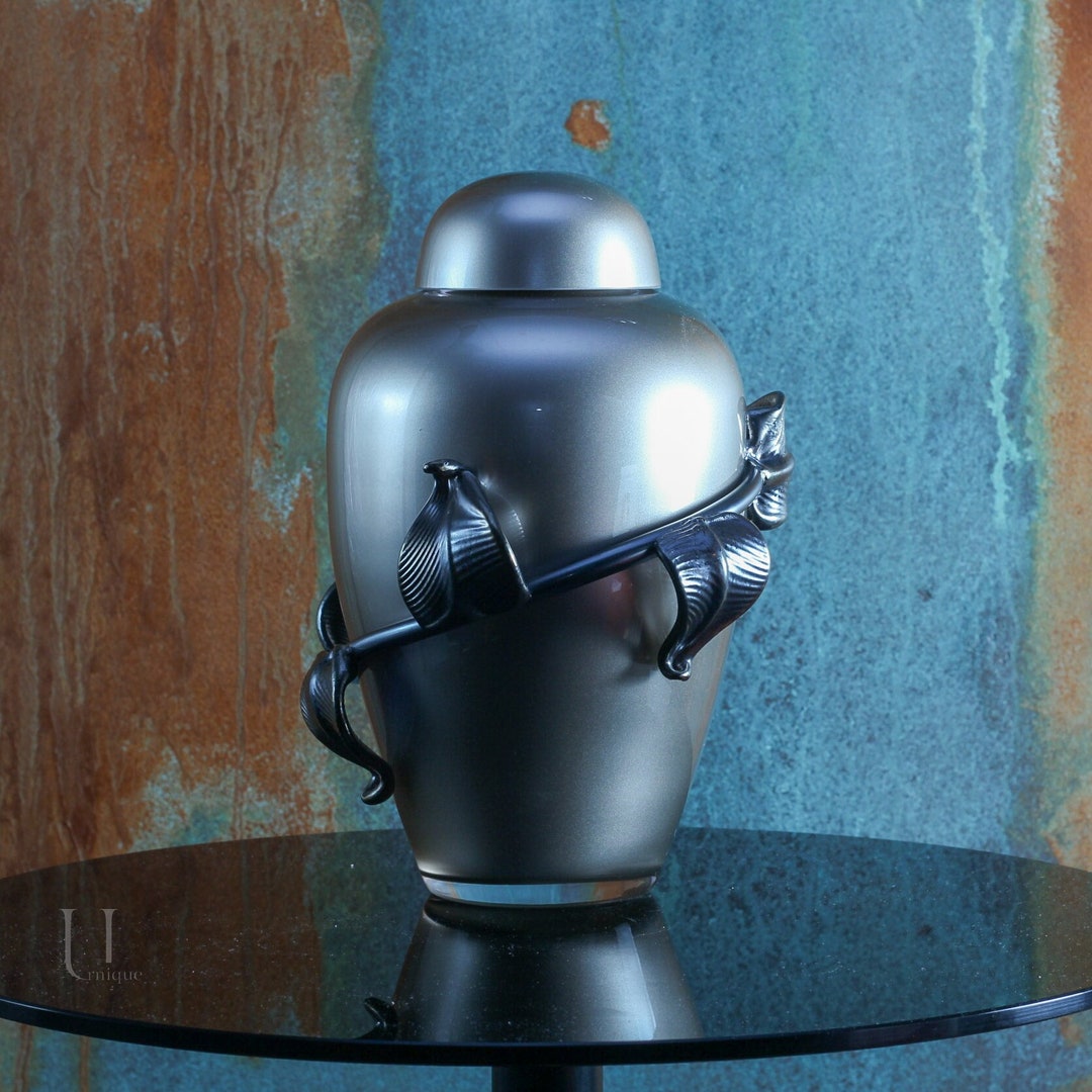 Unique Cremation Urn of Bohemian Crystal - Hand Blown Crystal Technique ...