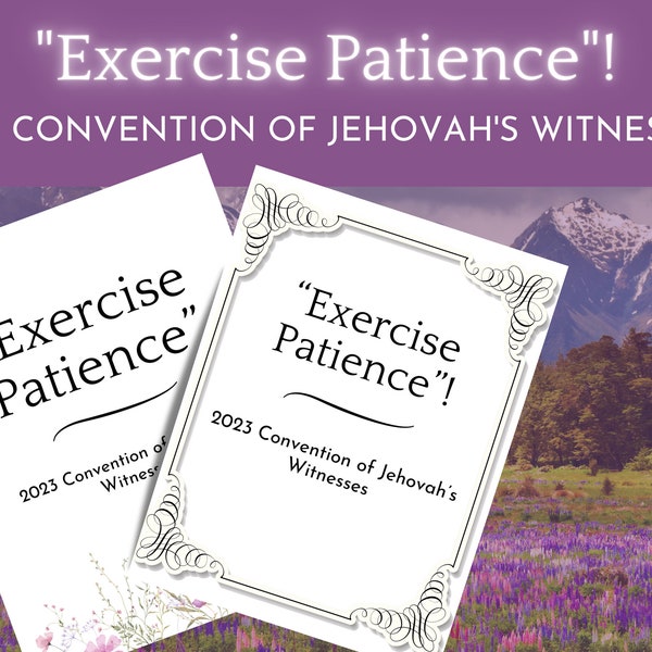 2023 Convention Exercise Patience - Etsy