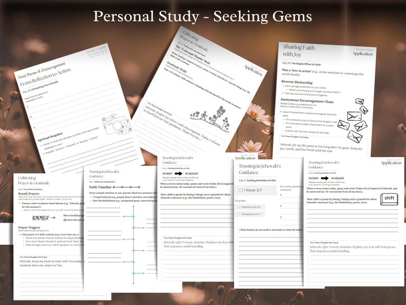 Jehovah’s Witnesses Bible Study: 30-day Scripture Challenge (PDF ...