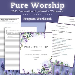 2025 Pure Worship Convention Workbook – Jehovah’s Witnesses JW Program ...