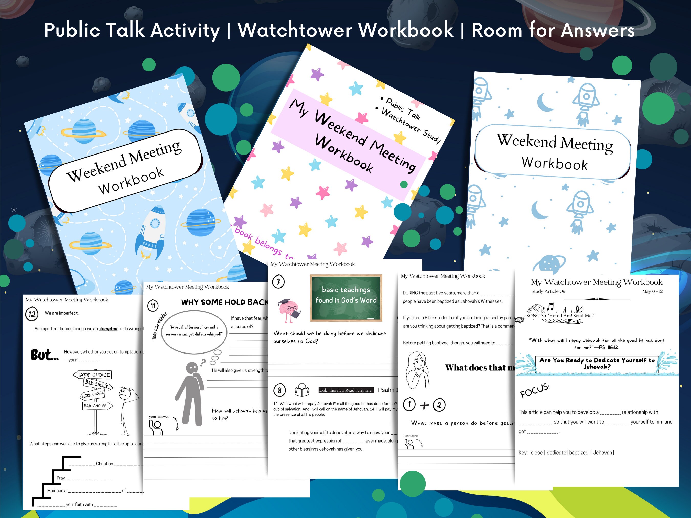 Jw Kids Watchtower Workbook May 6-12 Jehovah's Witnesses Meeting Workbook Printable Jw ...