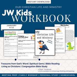 Jw Kids Study Workbook | January 6-12 | Midweek Meeting | OCLAM ...