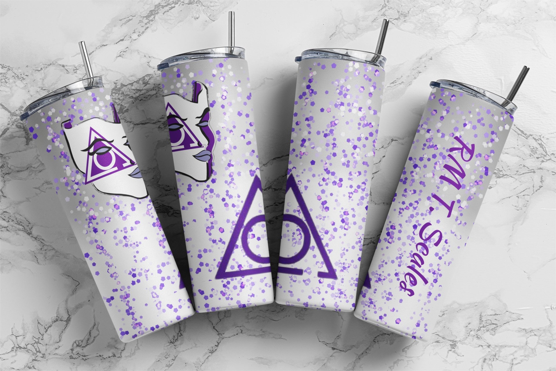 Locop-ladies of Circle of Perfection 20oz Personalized Skinny Tumbler ...