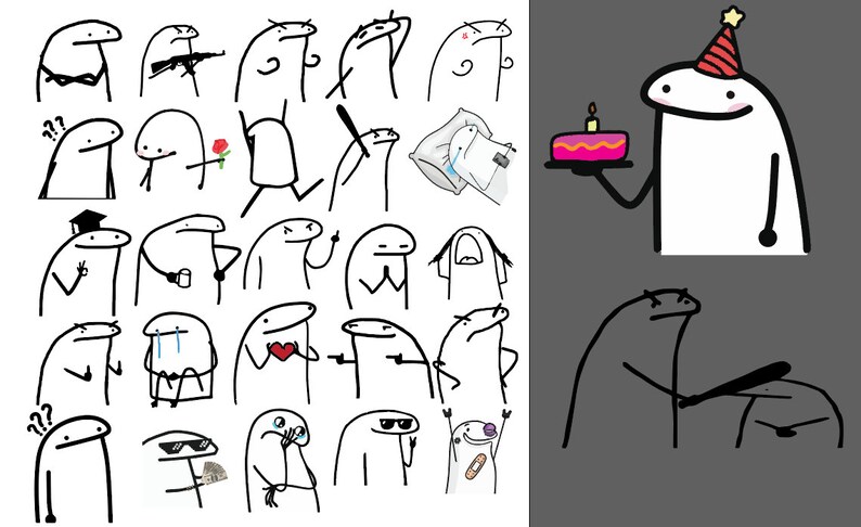 Flork Meme SVG PNG Bundle Florkofcows Meme SVG Bundle Flork - Etsy España