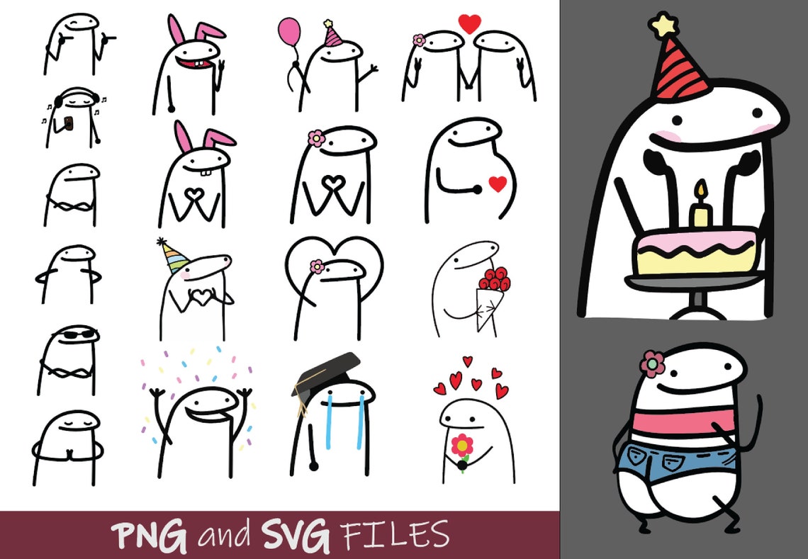 FLORK Meme SVG and PNG Bundle 2 Florkofcows Meme Svg and Png - Etsy Canada