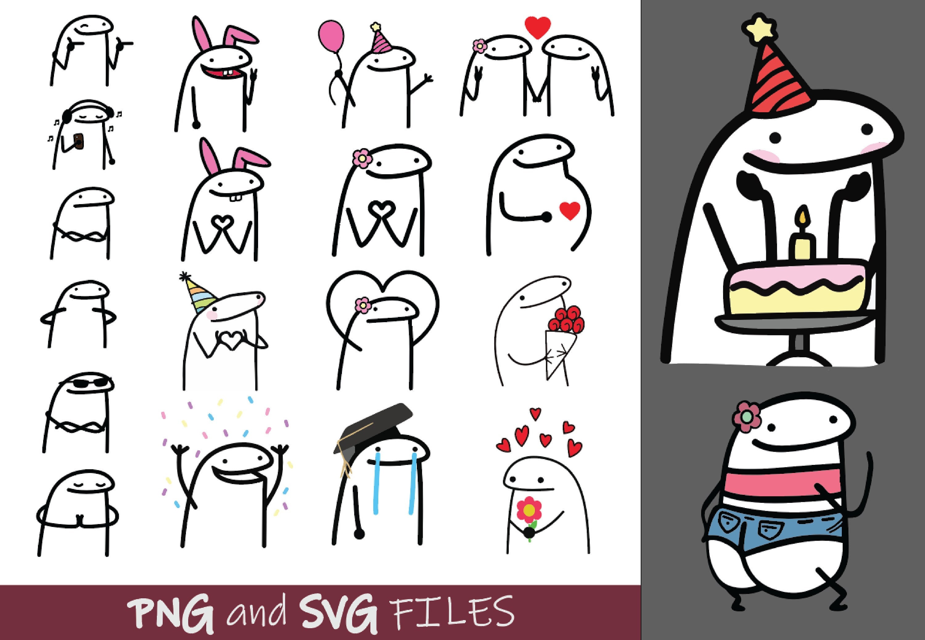 FLORK Meme SVG and PNG Bundle 2 Florkofcows Meme Svg and Png - Etsy UK