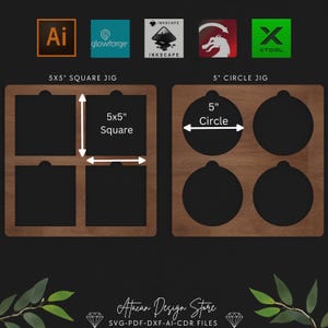 Laser Cut Jig Bundle: Custom Pencil, Coaster, Bracelet & Watch Band ...