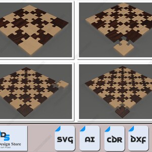 DIY Puzzle Piece Templates Precision-cut Jigsaw Patterns Craft & Create ...