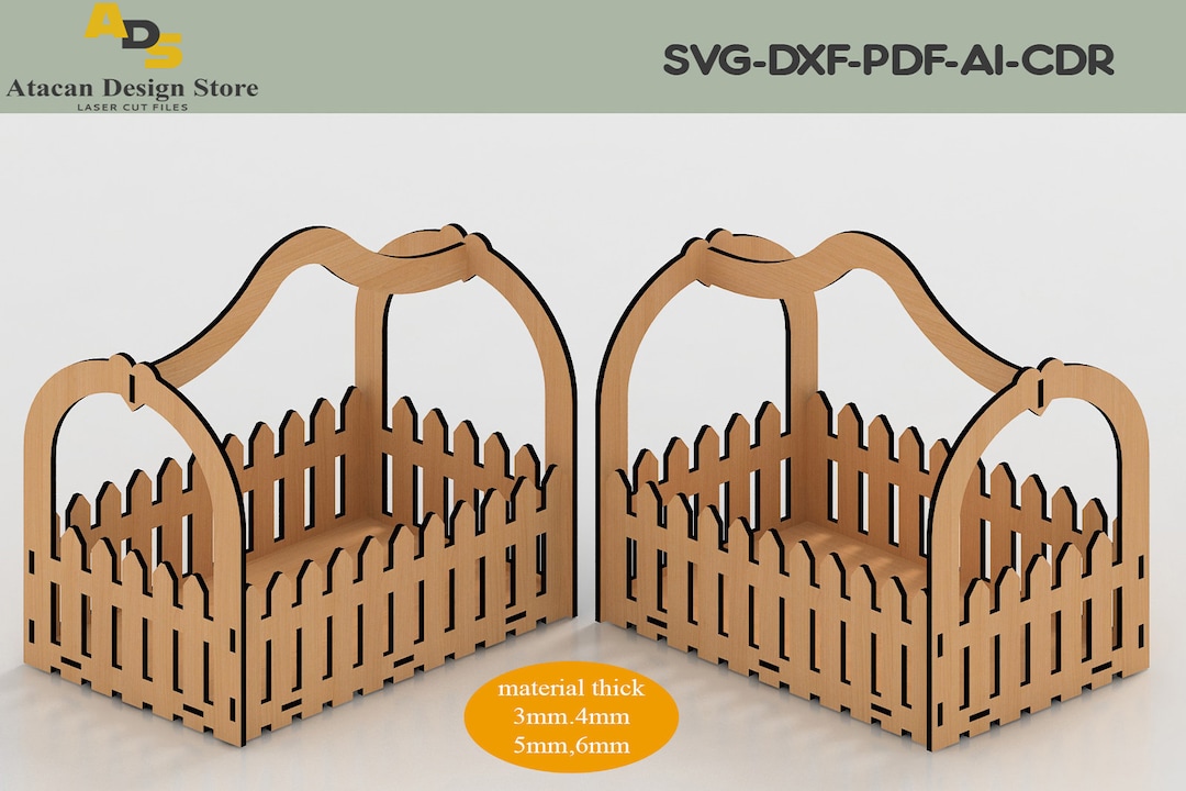 Flower Box Svg Vector Files / Flower Gift Box Cutting Templates ...