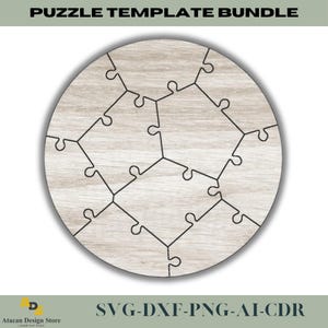 Customizable Puzzle Templates - Unique Jigsaw Laser Cut Puzzle Designs ...