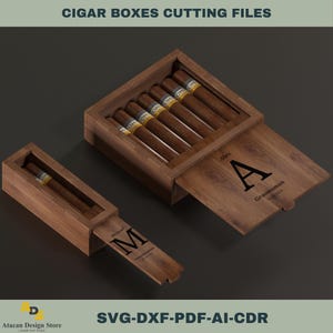 Personalized Cigar Box Laser Cutting File | Perfect for Groomsmen Gifts ...